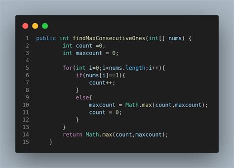 Day 21 Of 100daysofcodechallenge Max Consecutive Ones Ruthvik Js Posted On The Topic Linkedin