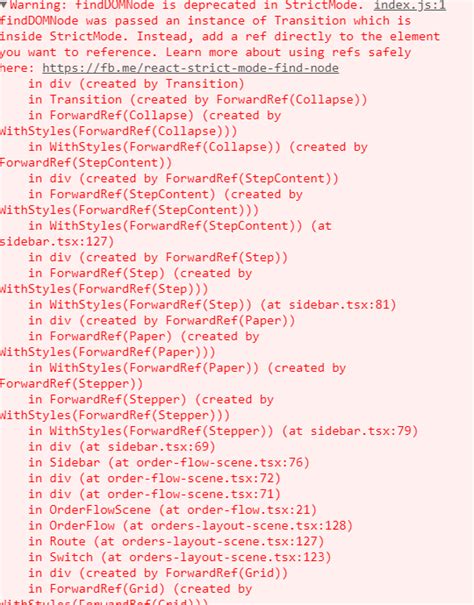 Stepcontent Warnings In Strict Mode When Collapse Items From Array · Issue 24973 · Muimaterial