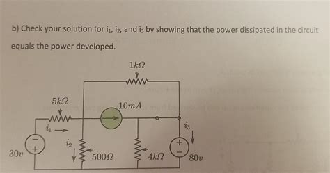 Solved Question A Asks To Use Node Voltage Method To Find