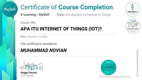 muhamamd novian on linkedin myskill microcontroller esp32 iot