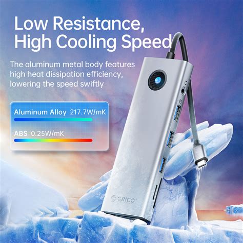 ORICO Type C 8 in 1 5Gbps Multifunction Docking Station ORICO奥睿科官网