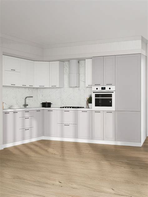 Кухонный гарнитур Сектор 3 2х2 2 м мебель для дома и кухни Белый Нео Бланж купить C