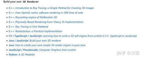 初级程序员的成长宝藏build Your Own X 知乎