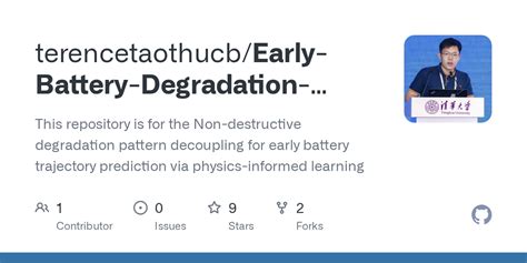 Github Terencetaothucbearly Battery Degradation Prediction Via Chemical Process Inference
