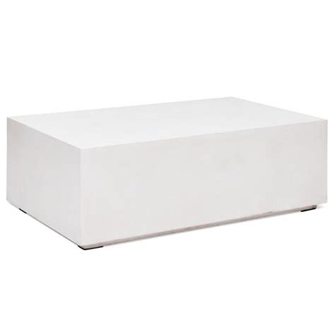 Concrete Rectangular Block Coffee Table Concrete Coffee Table