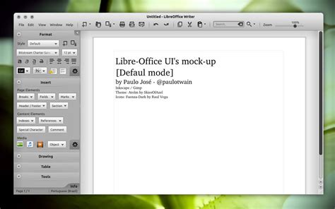 Libreoffice Ui Mock Up Light 1 By Pauloup On Deviantart
