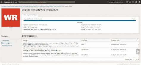 Exacc Continue Failed Upgrade Of Grid Infrastructure To 23ai Dba Blog