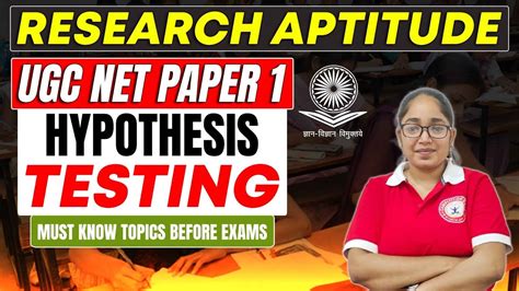 Hypothesis Testing Ugc Net Paper 1 Research Aptitude Most Asked Topics Ugc Net Coaching