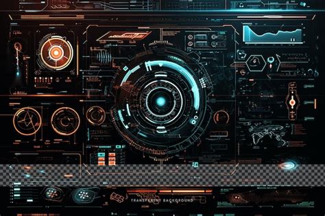 Premium PSD HUD Elements Background