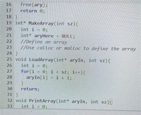 Solved The Following Program Contains A Main Function And A Chegg