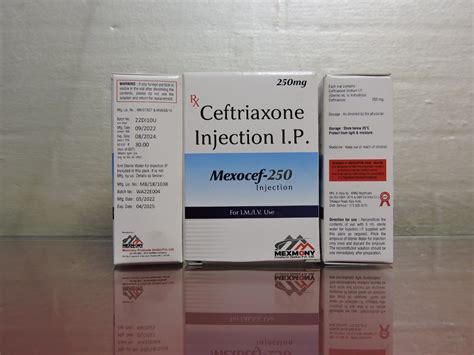 Ceftriaxone Injection Ip Mexmony
