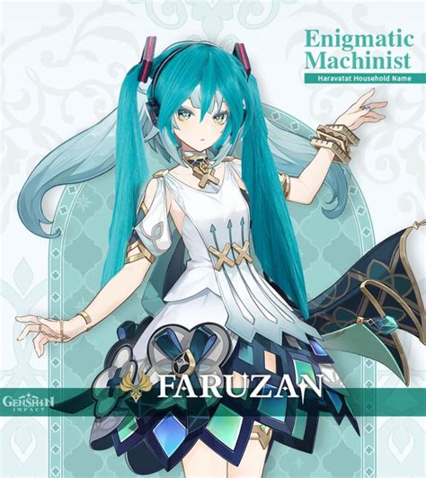 Hatsune Faruzan Miku Genshin Impact HoYoLAB
