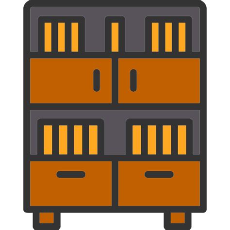 Shelf Generic Color Lineal Color Icon