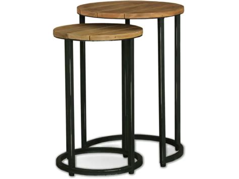 Bramble Espresso Nesting Tables Furniture Living Room Tables