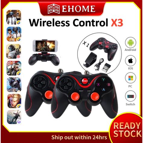 Terios X3 Bluetooth Compatible Joystick Wireless Gamepad Controller For Pc Mobile Phone Tv Box