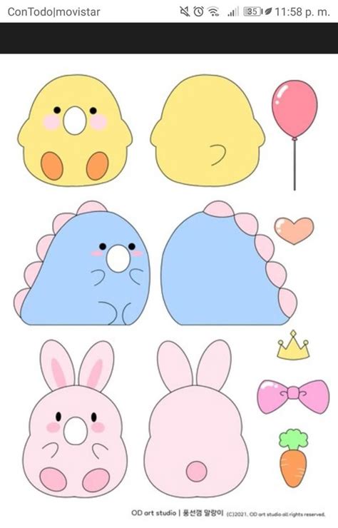 Squishy 11 ️ Od Art Studio Animales Para Imprimir Manualidades