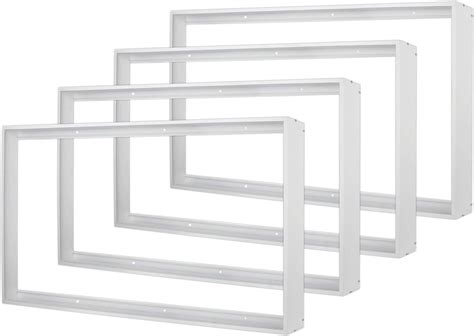 4 Pack 2x4 Surface Mount Kit For Led Flat Panel Light Aluminum Ceiling