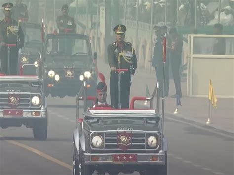 parade commander lieutenant general bhavnish kumar heralds republic day parade at kartavya path