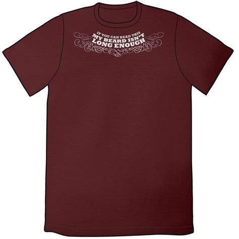 Beard Measuring Shirt Topatoco