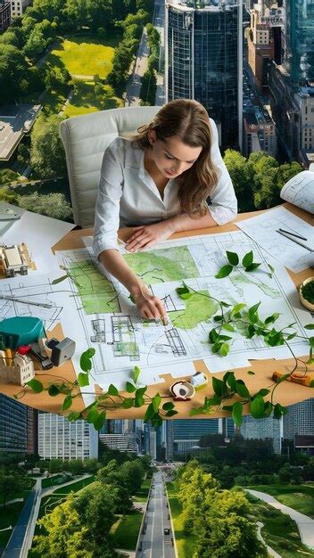 Female Planning Environment Projects Premium Ai Generated Image