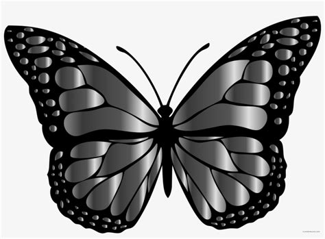 Monarch Butterfly Clipart Black And White Insects Clipart Free