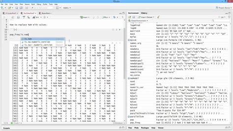 How To Replace Nan With Values In R Hd Youtube