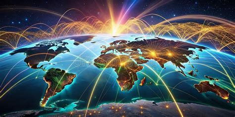 A Birdseye View Of Global Interconnectivity Exploring The Complex Web Of Data Flow And The