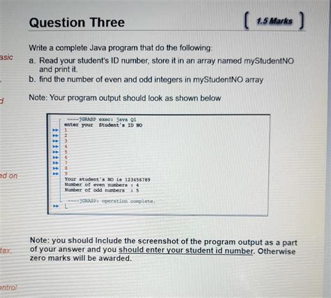 Solved Question Three 15 Marks Asic Write A Complete