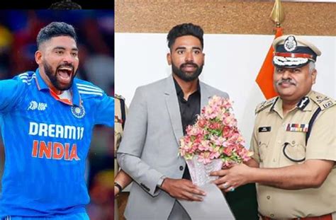 क्रिकेटर मोहम्मद सिराज तेलंगाना में बने Dsp क्रिकेट में योगदान के लिए हुए सम्मानित Mohammed