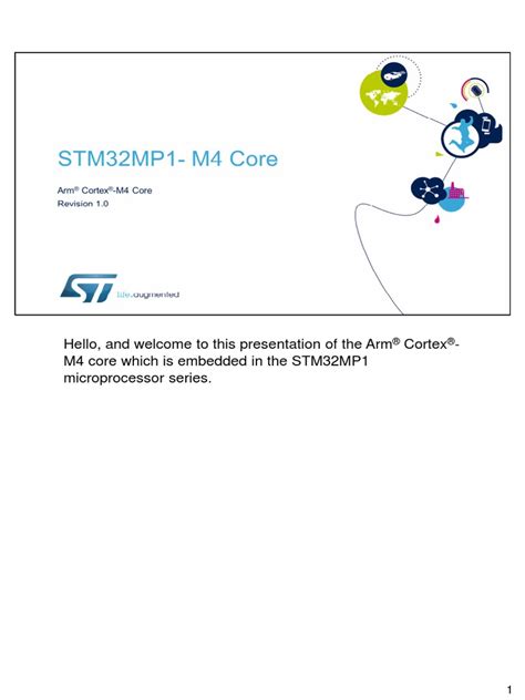 En Stm32mp1 System Arm Cortex M4 Cm4 Pdf Arm Architecture