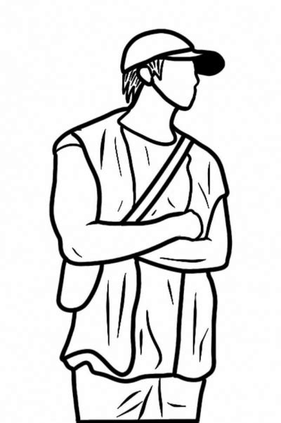 نقاشی ساده بی تی اس تستچی