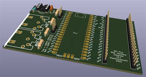 Raspberry Pi Pico Midi Proto Expander Simple Diy Electronic Music