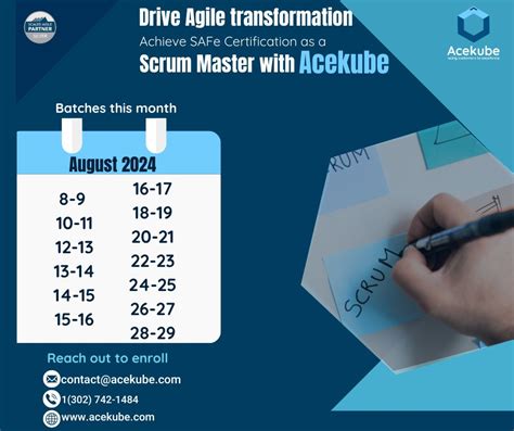 Acekube On Linkedin Elevate Your Career With Acekube Achieve Your Safe® Scrum Master…