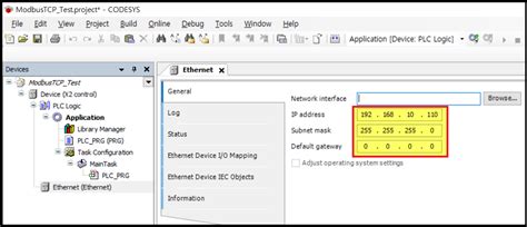 Codesys Modbus Tcp Master Client