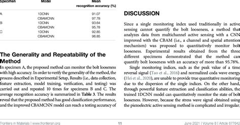 Mean Recognition Accuracy For Three Different Specimens Download Scientific Diagram