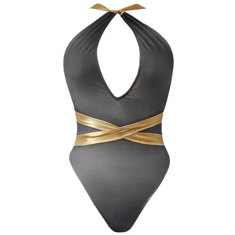 Buy Bather S 2xl Sexy Deep V Neck Wrap Around High Cut