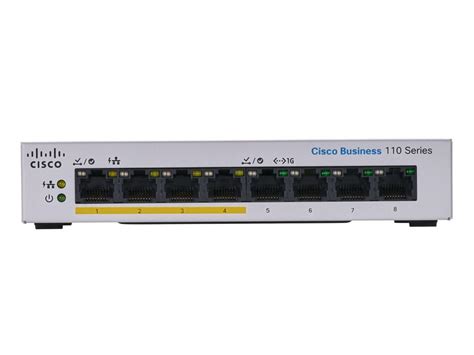 Cisco Cbs110 8pp D 8 Poorts Unmanaged Poe Switch