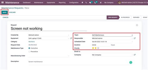 Equipment Management With The Odoo 15 Maintenance Module