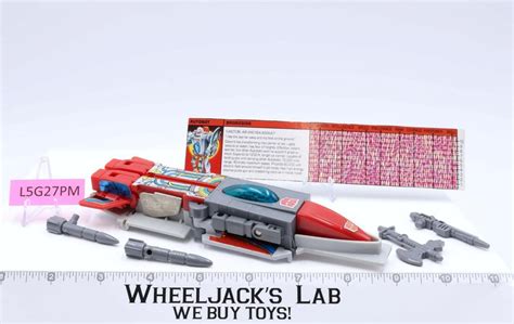 Broadside 100 Complete 1986 Vintage Hasbro G1 Transformers Action Figure Wheeljacks Lab