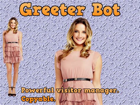Second Life Marketplace Kim Greeter Bot