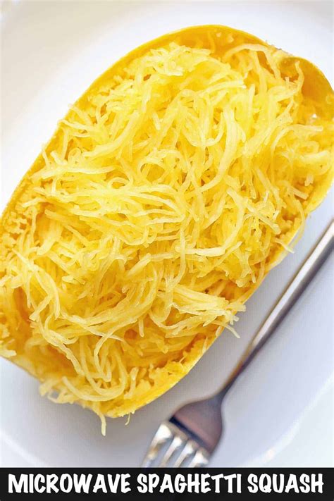 Microwaving A Whole Spaghetti Squash Is The Fastest And Easiest Way Of