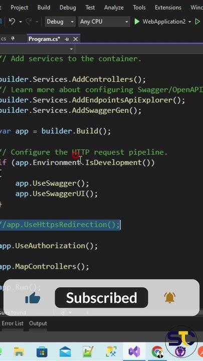 Unable To Start Aspnet Core With Csharp Coding Programmingtips Code Trick Youtube