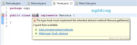 Oop Abstraction Dalam Bahasa Pemrograman Java Belajar Pemrograman