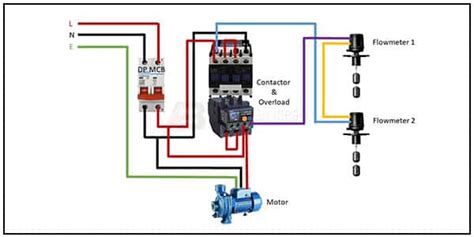 Pump Motor Control Wiring Electrician Idea