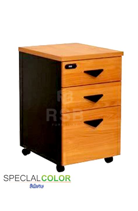 ตู้เอกสาร ล้อเลื่อน 3 ลิ้นชัก กุญแจล็อค แบบตั้งรหัส ขนาด 42 X 50 สูง 67 Cm รหัส 3517 โต๊ะทำงาน