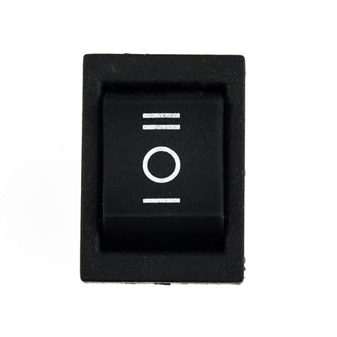1pc Black 6 Pin 3 Way Onoff Rocker Switch Large Rectangle 21x15mm 3a 250v Lazada