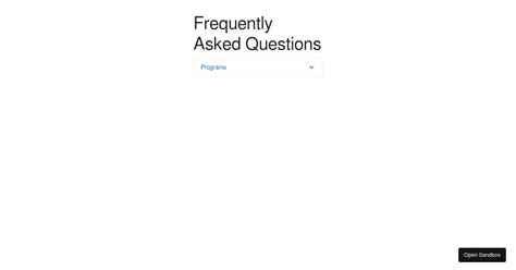 Kendo UI React ACCORDION Forked Codesandbox