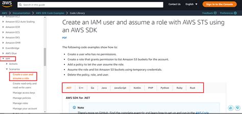 C Accessing AWS Resources Securely Using The AWS SDK For NET Stack Overflow