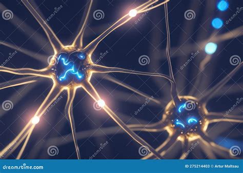 Glowing Synapses In Space Black And White Texture Royalty Free Stock