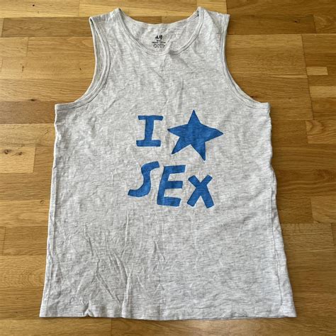 The I Sex Tank Top Screen Printed Tank Top With Depop